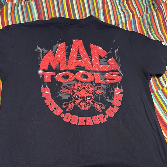 Mac Tools | Shirts | Mac Tools Black With Red Graphics Double Side ...